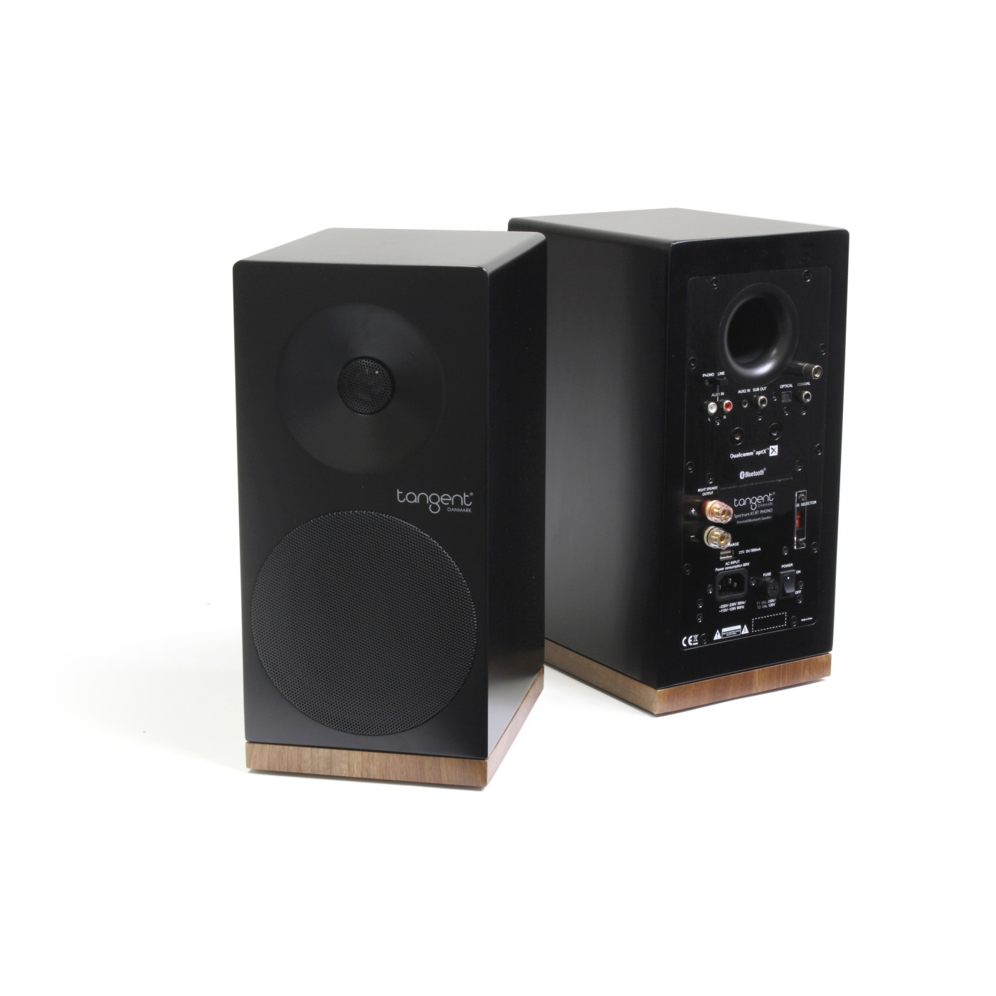 Tangent Spectrum X5 BT Phono Active, bookshelf LS, Black (Per Pair ...