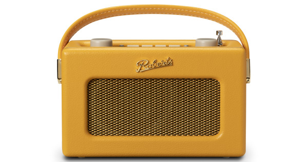 Roberts Revival Uno BT, FM/DAB+/BT radio - Sunburst Yellow | Hi-Fi+ Benelux