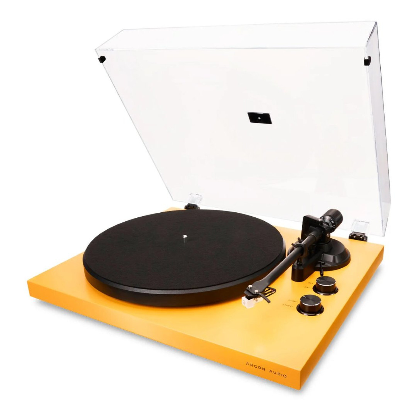 Argon Audio TT MK2 Turntable - Electric Amber (Yellow) | Hi-Fi+ Benelux
