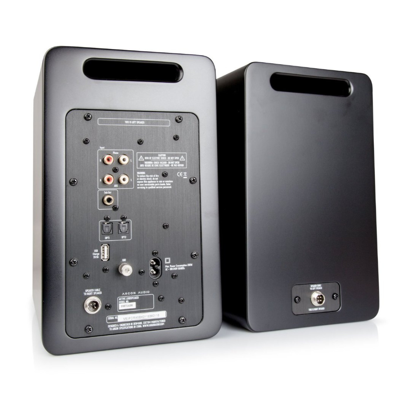 Argon Audio Forte A5 - Black (Per Pair) | Hi-Fi+ Benelux