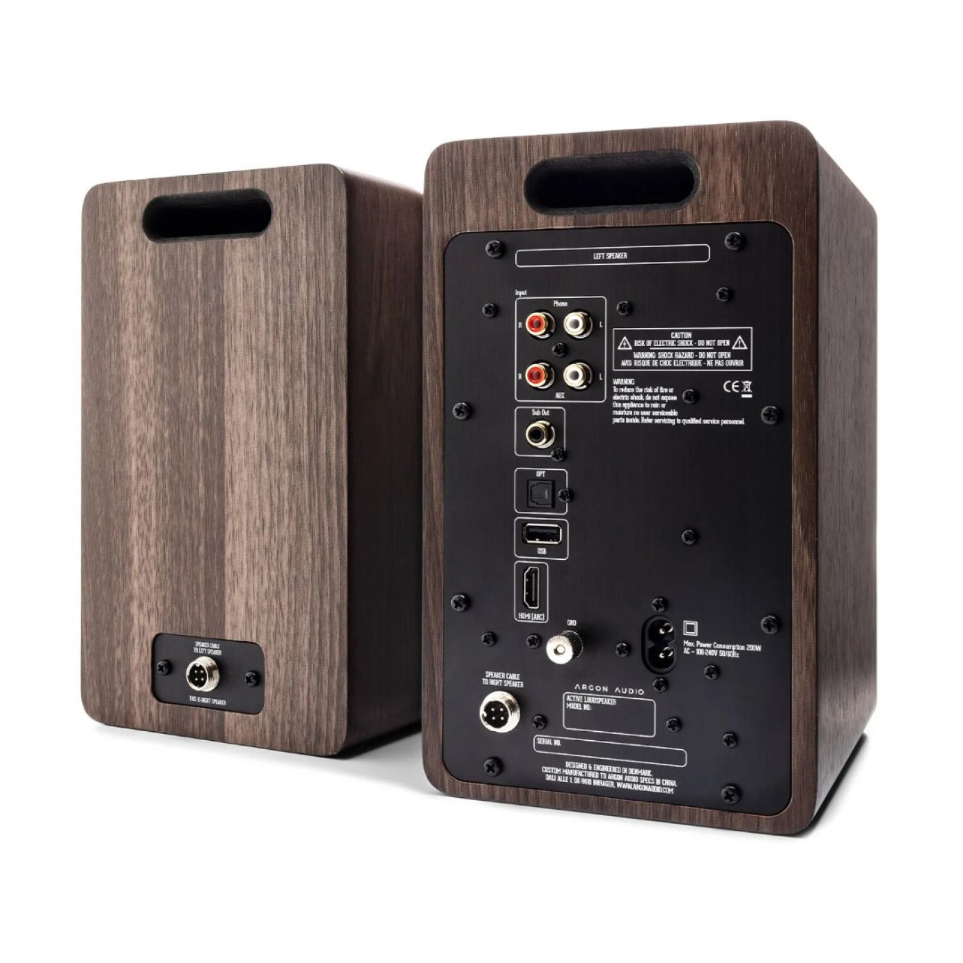 Argon Audio Forte A4 MK2 - Walnut (Per Pair) | Hi-Fi+ Benelux