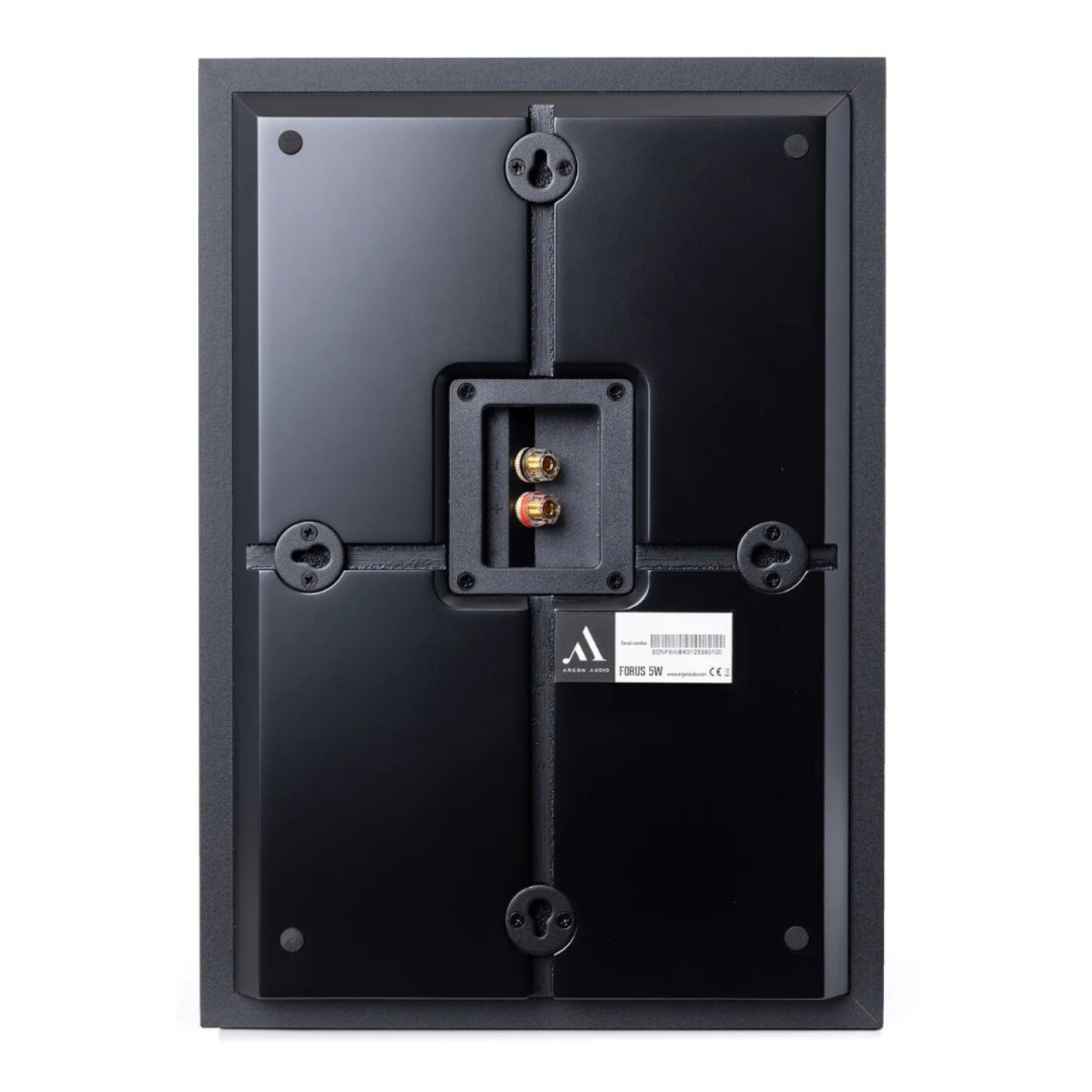 Argon Audio Forus 5 WALL - Black (Per Pair) | Hi-Fi+ Benelux