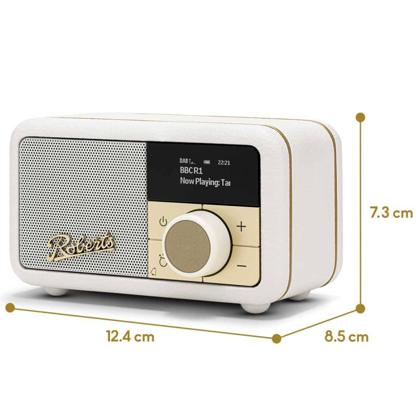 Roberts Revival Petite 2, FM/DAB+/BT radio - Pastel Cream | Hi-Fi+ Benelux
