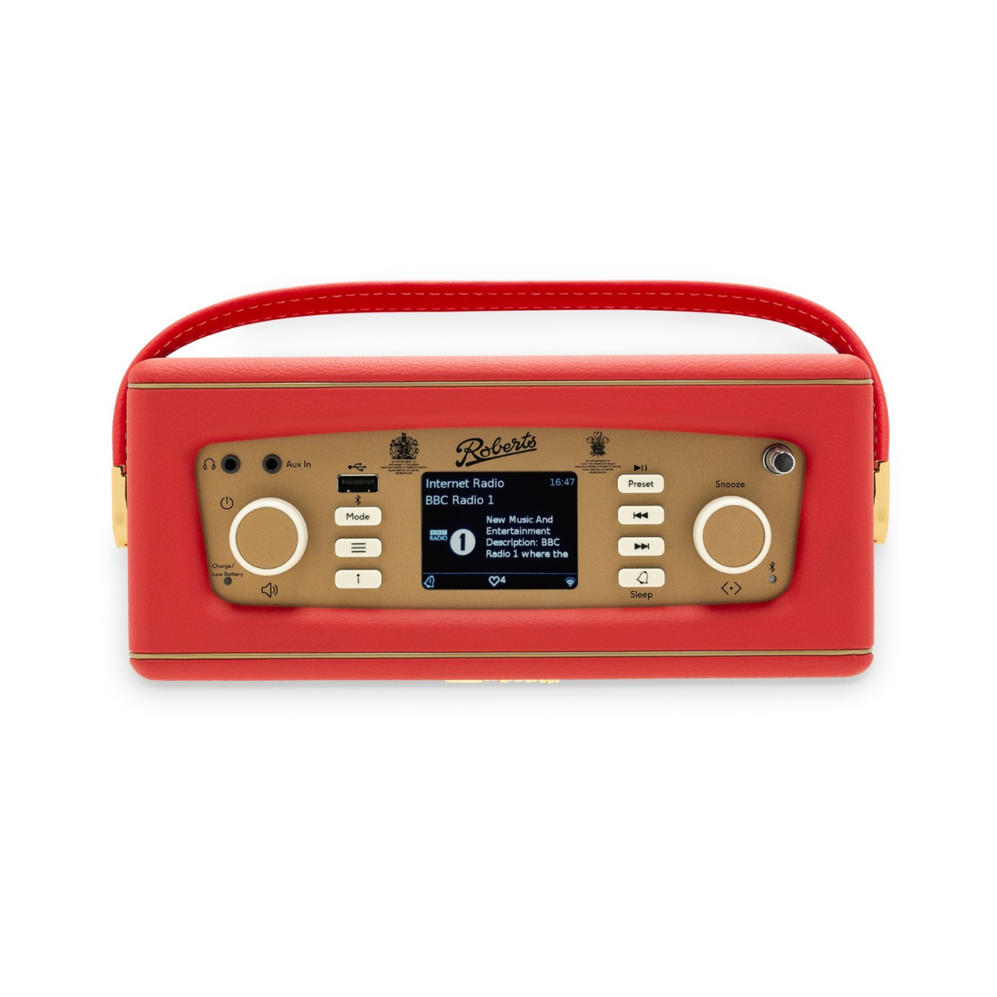 Roberts Revival iStream 3L, WIFI/FM/DAB+/BT radio - Classic Red | Hi ...